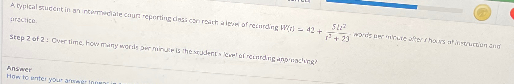 Solved A typical student in an intermediate court reporting | Chegg.com