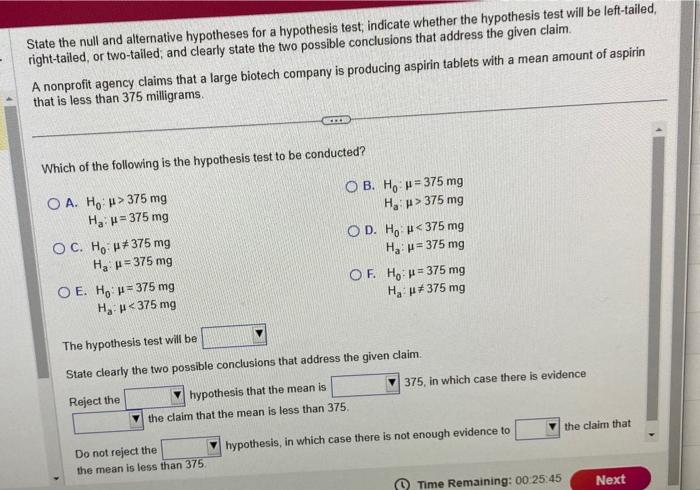 Solved State the null and alternative hypotheses for a | Chegg.com