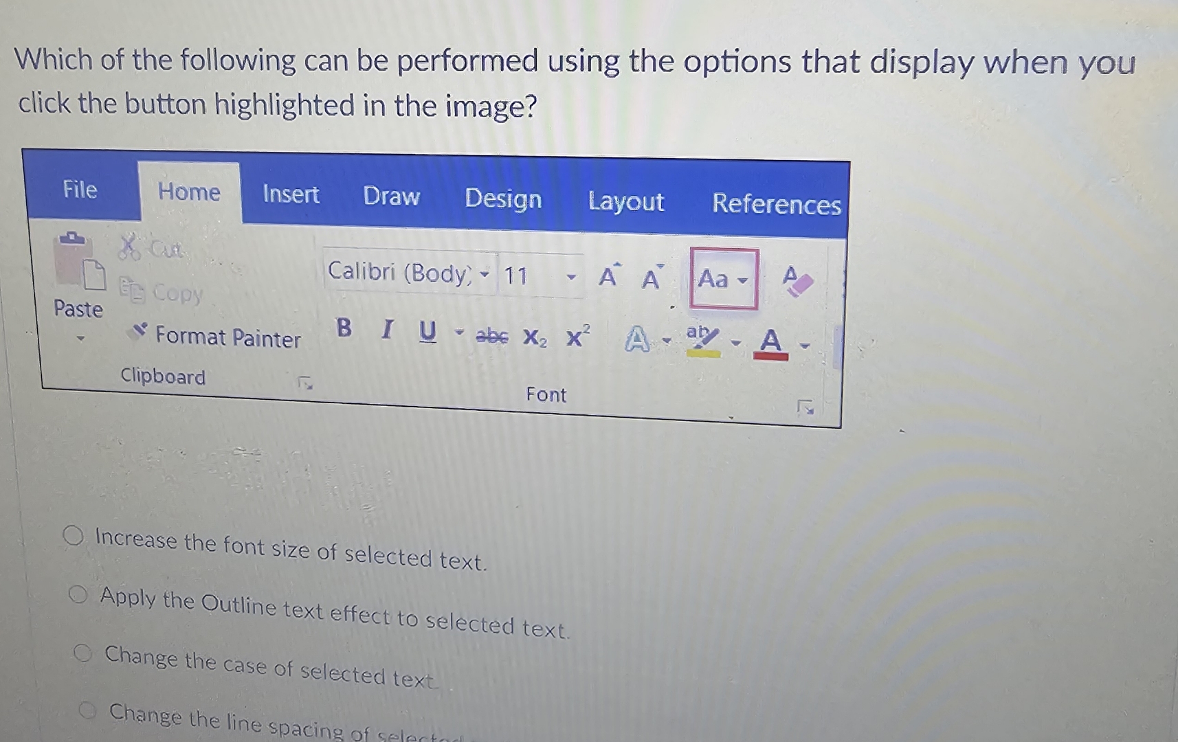 Solved Which of the following can be performed using the | Chegg.com
