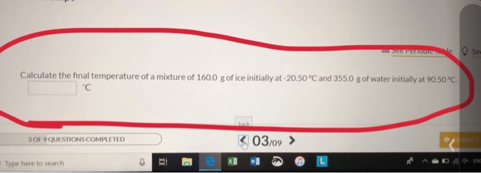 Solved Calculate the final temperature of a mixture of 160.0 | Chegg.com