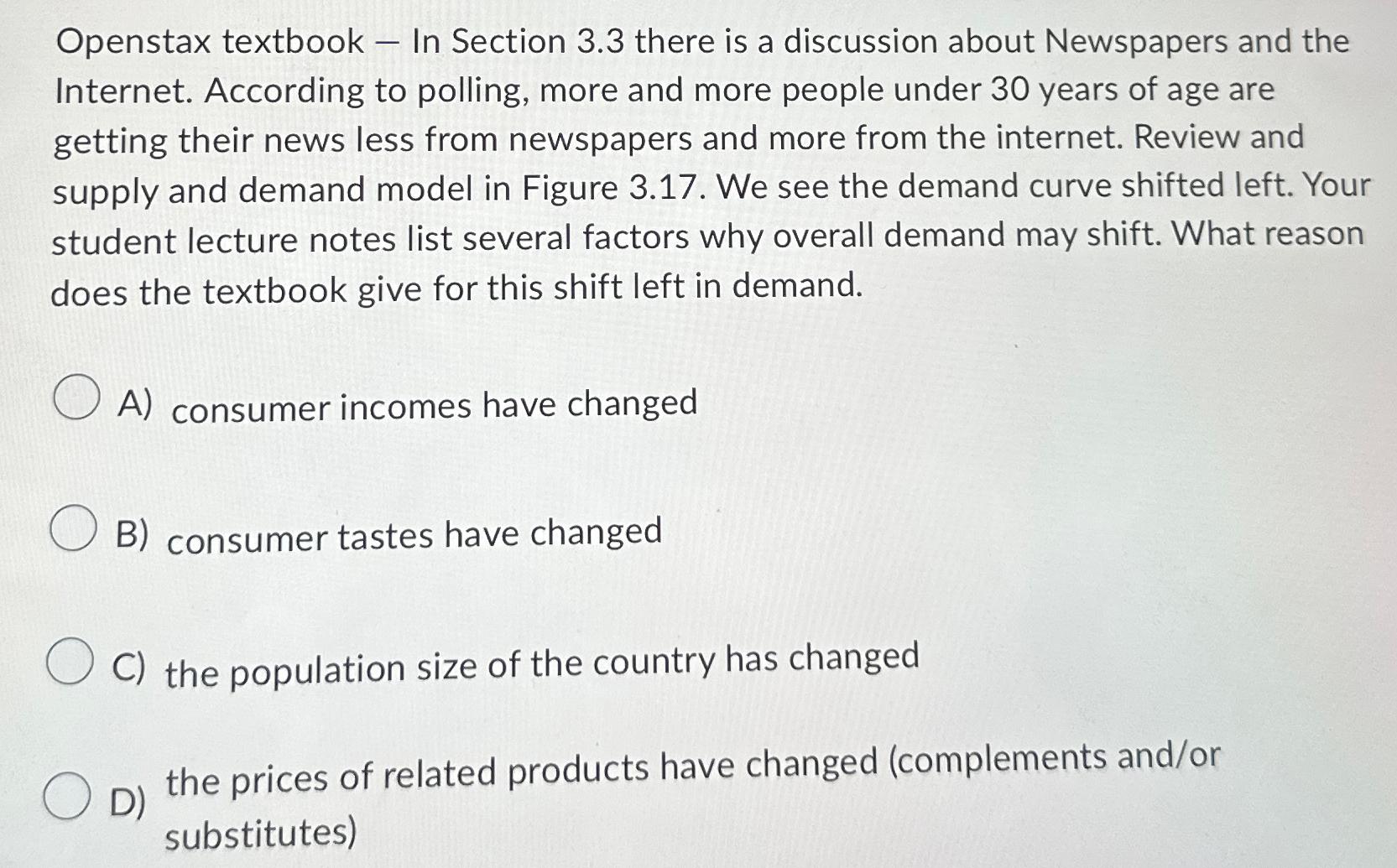 Solved Openstax textbook - ﻿In Section 3.3 ﻿there is a | Chegg.com