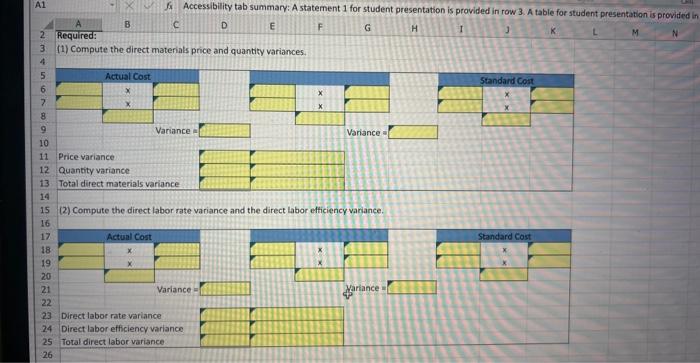 Solved A1 fs Accessibility tab summary: Information about | Chegg.com