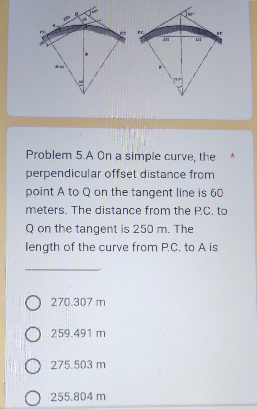 Solved Problem 5.A On a simple curve, the perpendicular | Chegg.com