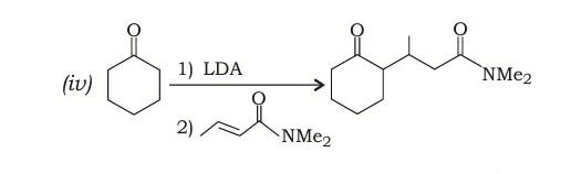 Solved 1) LDA (iv) NMez 2 2) NMe2 | Chegg.com