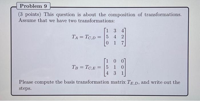 Solved This question is about the composition of | Chegg.com