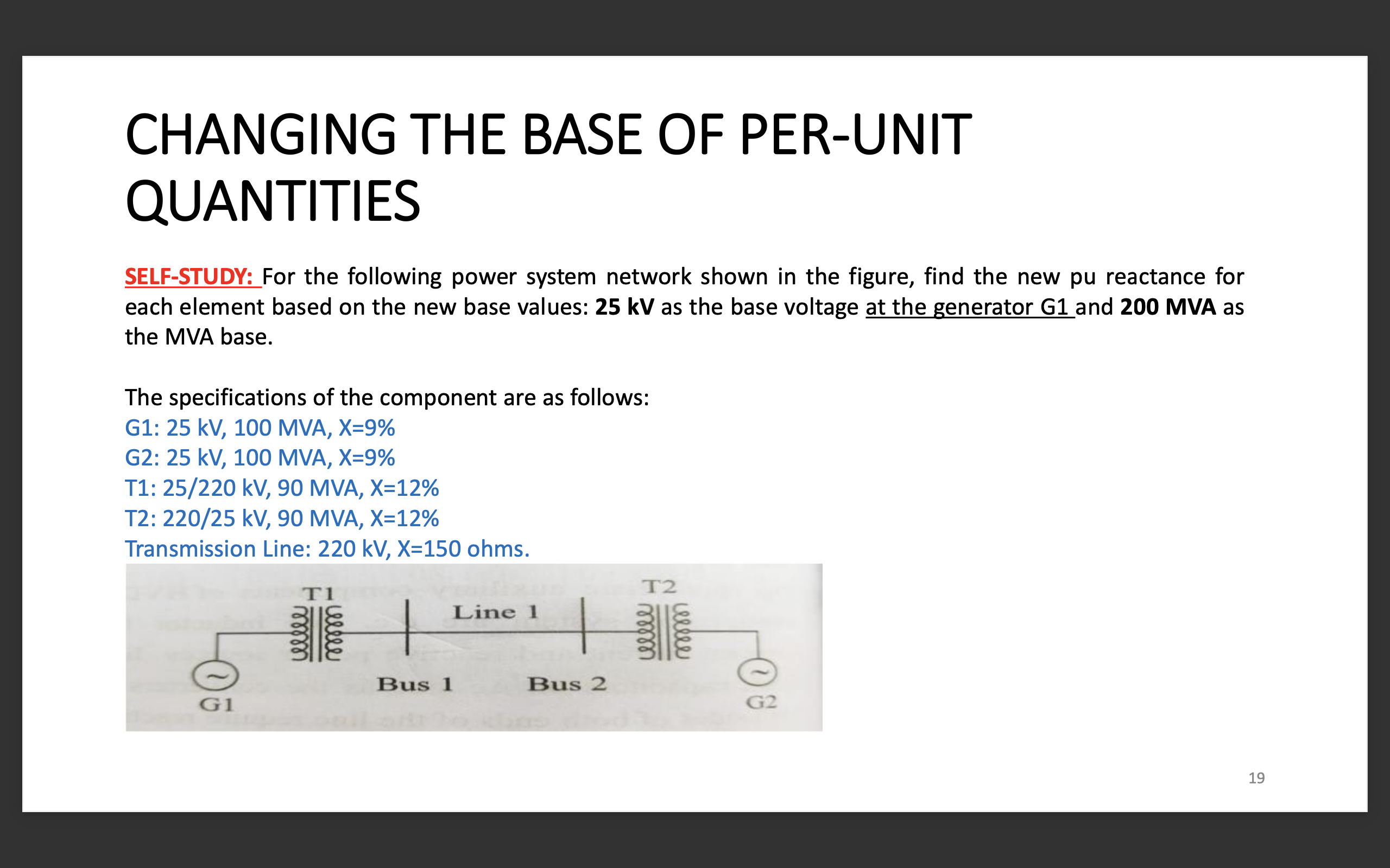 Solved CHANGING THE BASE OF PER-UNITQUANTITIESSELF-STUDY: | Chegg.com