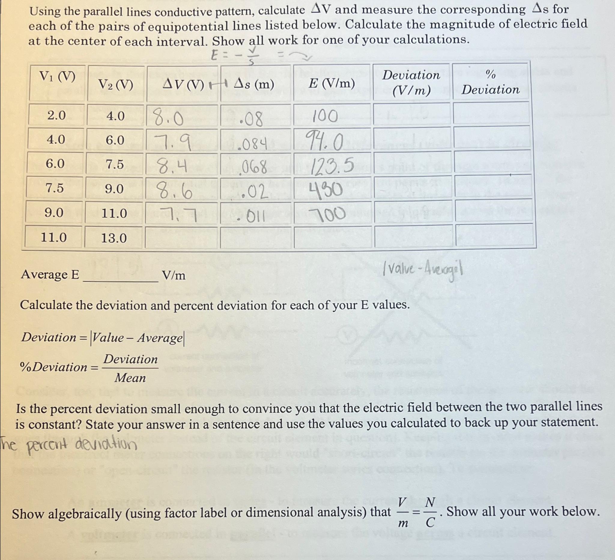Solved Using the parallel lines conductive pattern, | Chegg.com