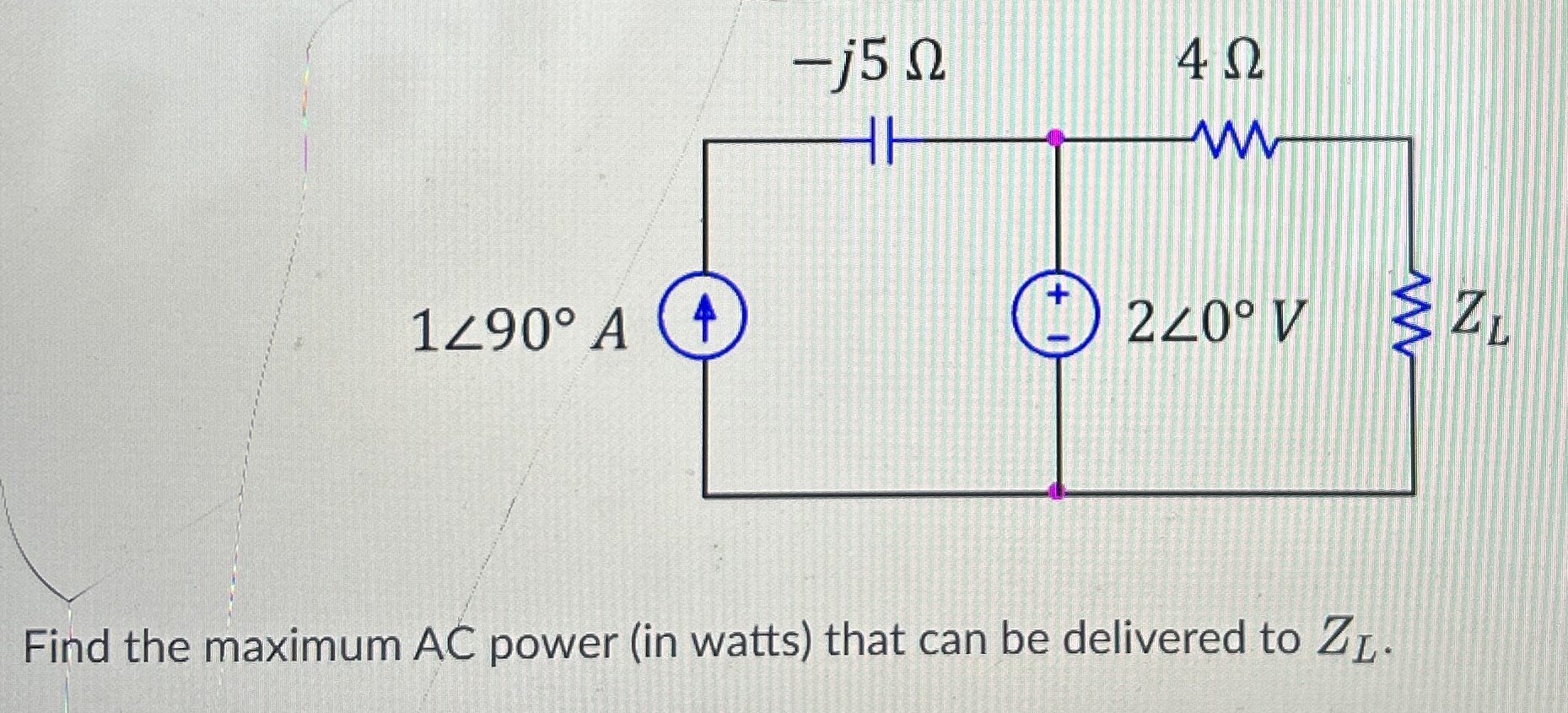 Solved Find the maximum AC power (in watts) ﻿that can be | Chegg.com