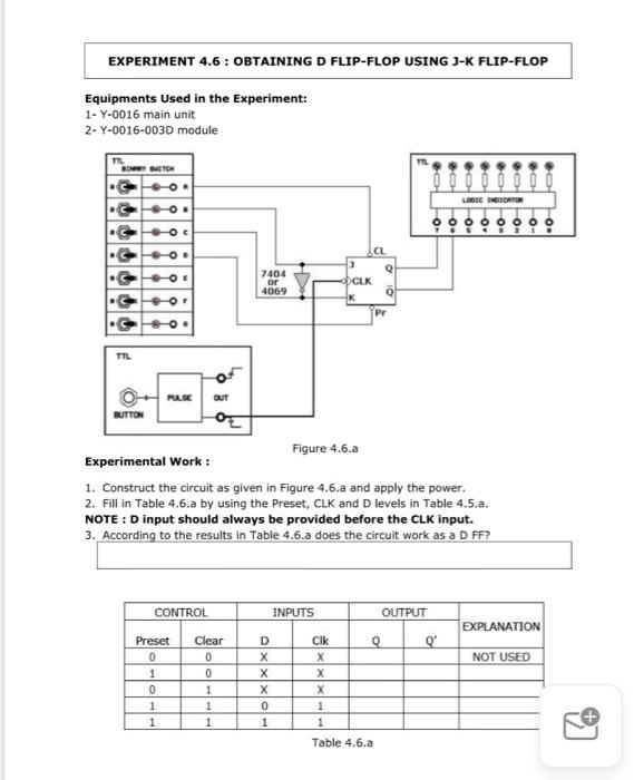 Solved Experimental Work: 1. Construct the circuit as given | Chegg.com