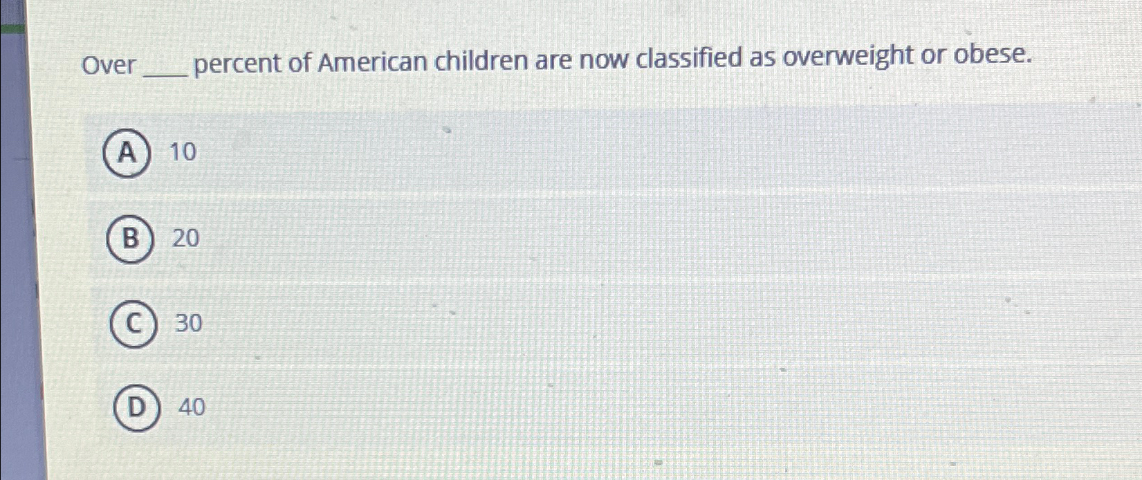 Solved Over percent of American children are now classified | Chegg.com