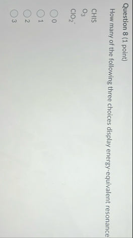 Solved Question 8 (1 ﻿point)How many of the following three | Chegg.com