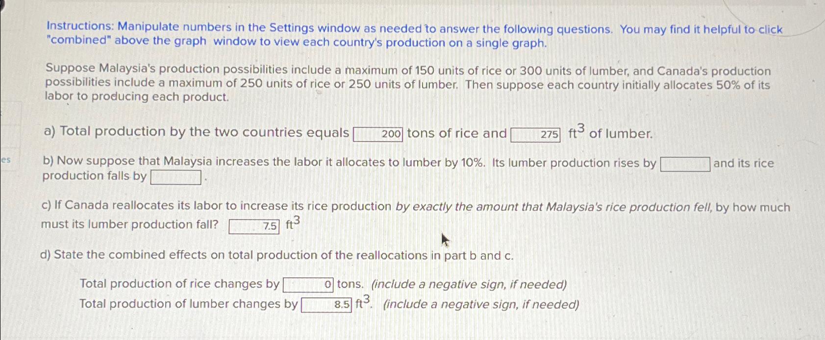 Solved Instructions: Manipulate numbers in the Settings | Chegg.com