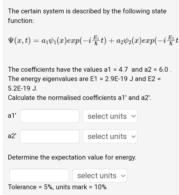 Solved The certain system is described by the following | Chegg.com