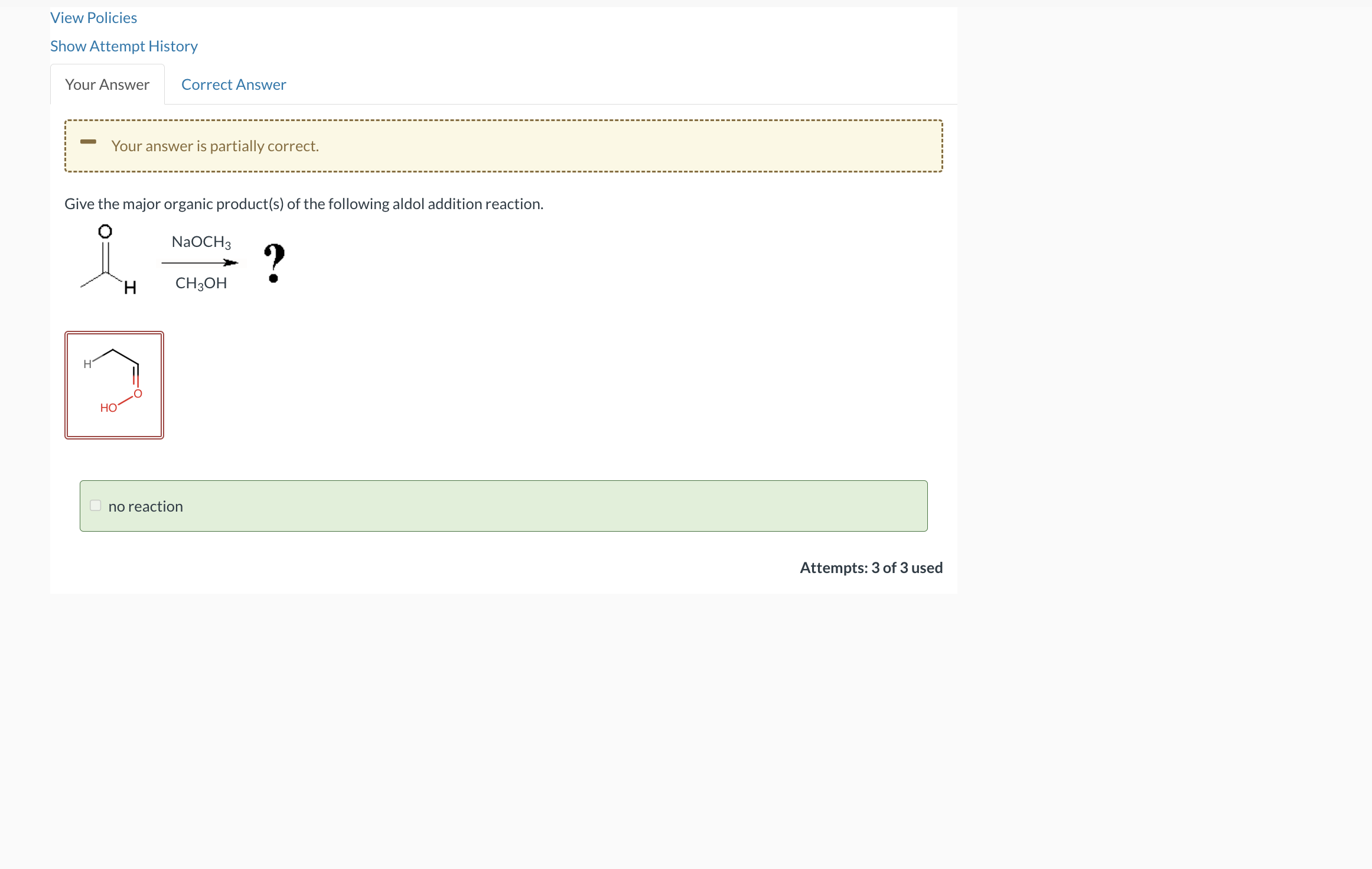 Solved Your answer is partially correct.Give the major | Chegg.com
