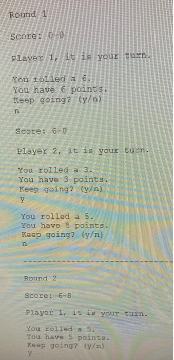 Solved Round 1 Score: 0−0 player 1, it is your turn. You | Chegg.com