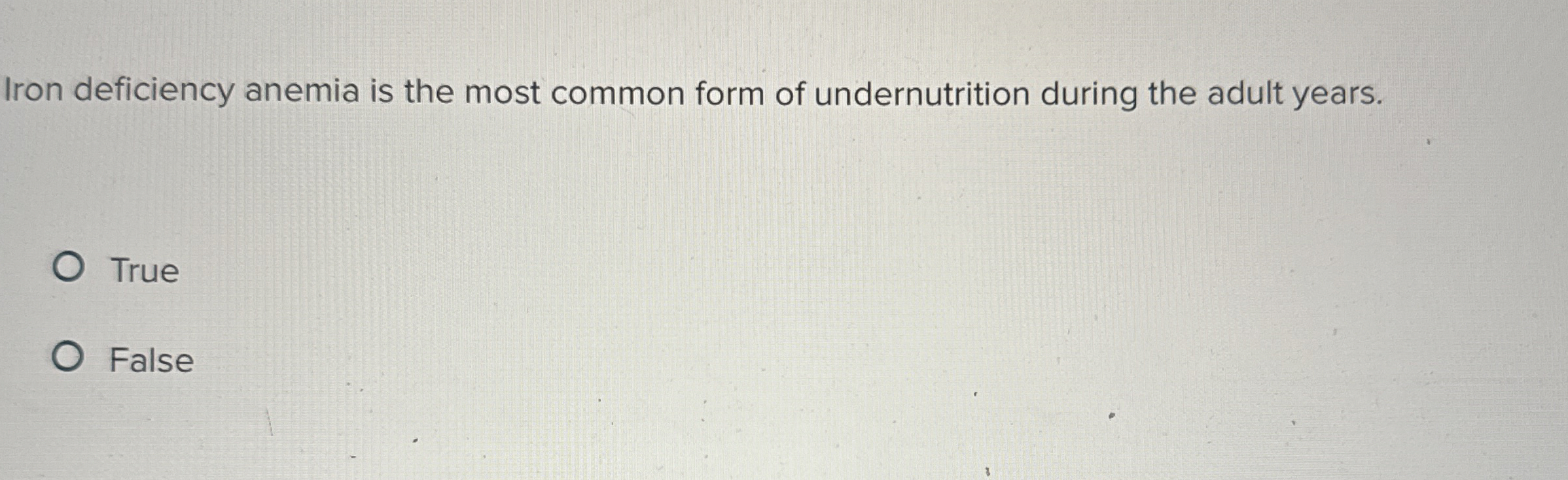 Solved Iron deficiency anemia is the most common form of | Chegg.com