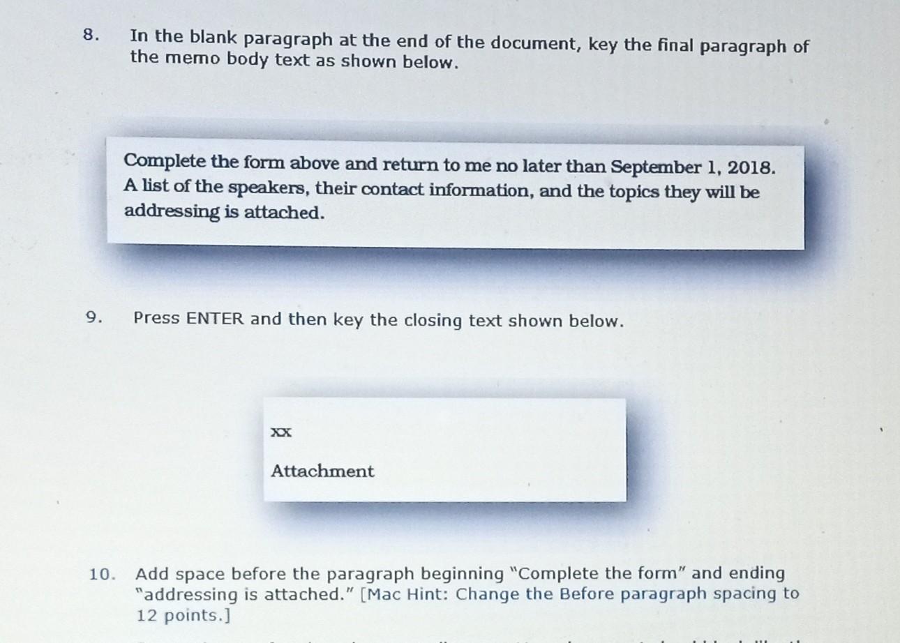 Solved Press ENTER And Then Insert A Table With 3 Columns Chegg