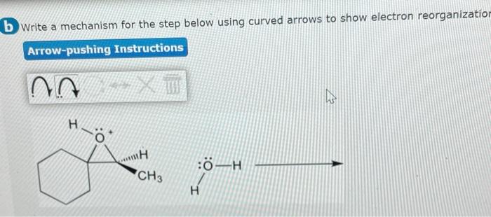 Solved Write a mechanism for the step below using curved | Chegg.com