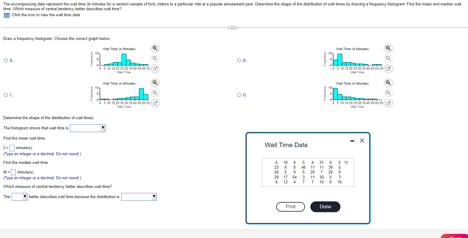 Solved time. Which measure of central tendency better | Chegg.com