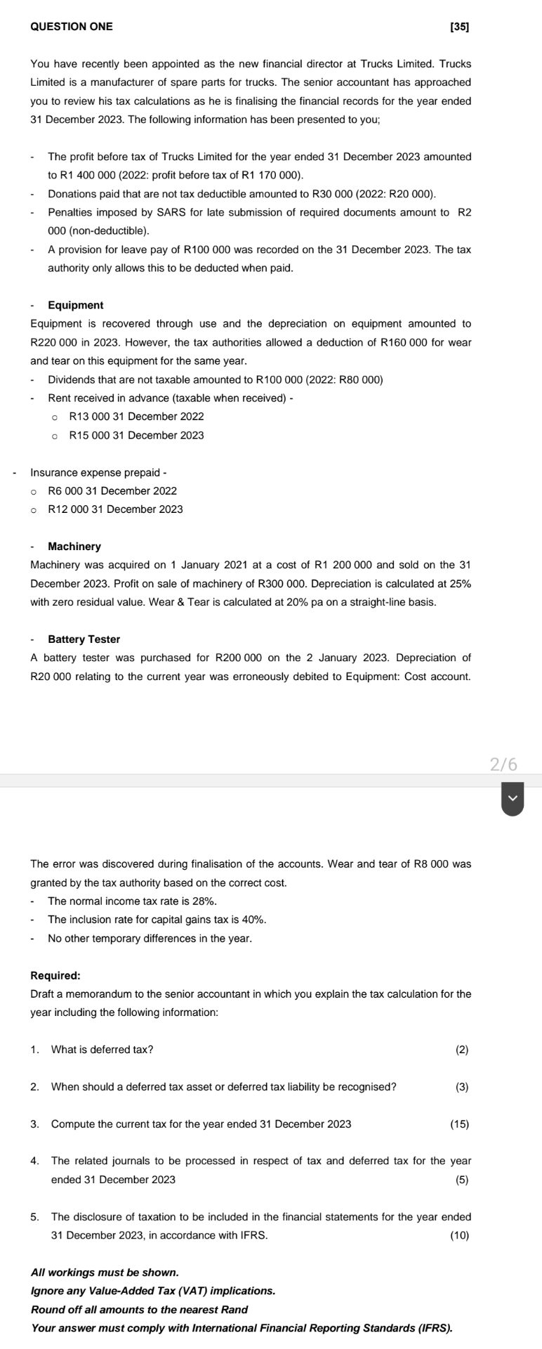International Financial Reporting Standards Ifrs And