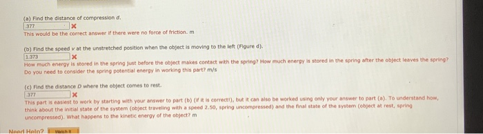 Solved A 1.10-kg object slides to the right on a surface | Chegg.com
