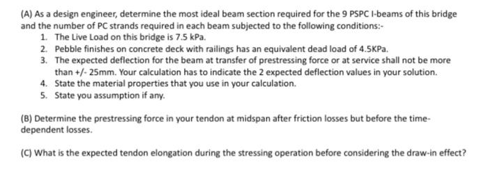 Solved (A) As a design engineer, determine the most ideal | Chegg.com