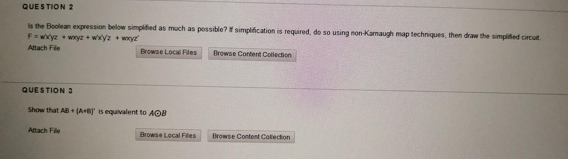 Solved QUESTION 1 Given the SOP circuit, write out its | Chegg.com
