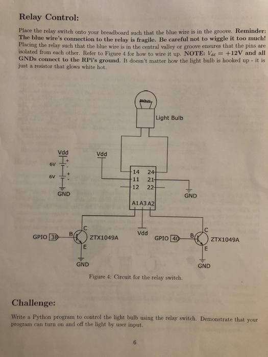 Activity 17: Relays Objective The objective of this | Chegg.com