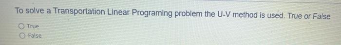 Solved A Dummy is used in a Transportation problem to have | Chegg.com