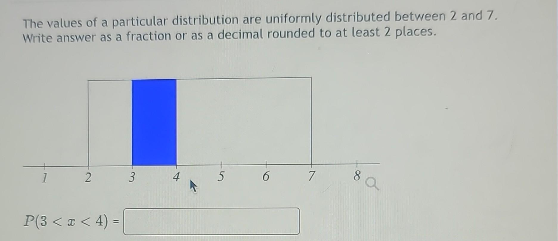 Solved The values of a particular distribution are uniformly | Chegg.com