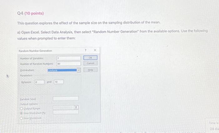 Solved This question explores the effect of the sample size | Chegg.com