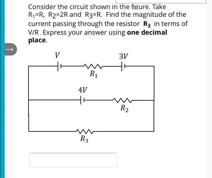Solved Consider the circuit shown in the figure. Take R1=R, | Chegg.com