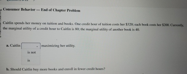 Solved Consumer Behavior - ﻿End of Chapter ProblemCaitlin | Chegg.com