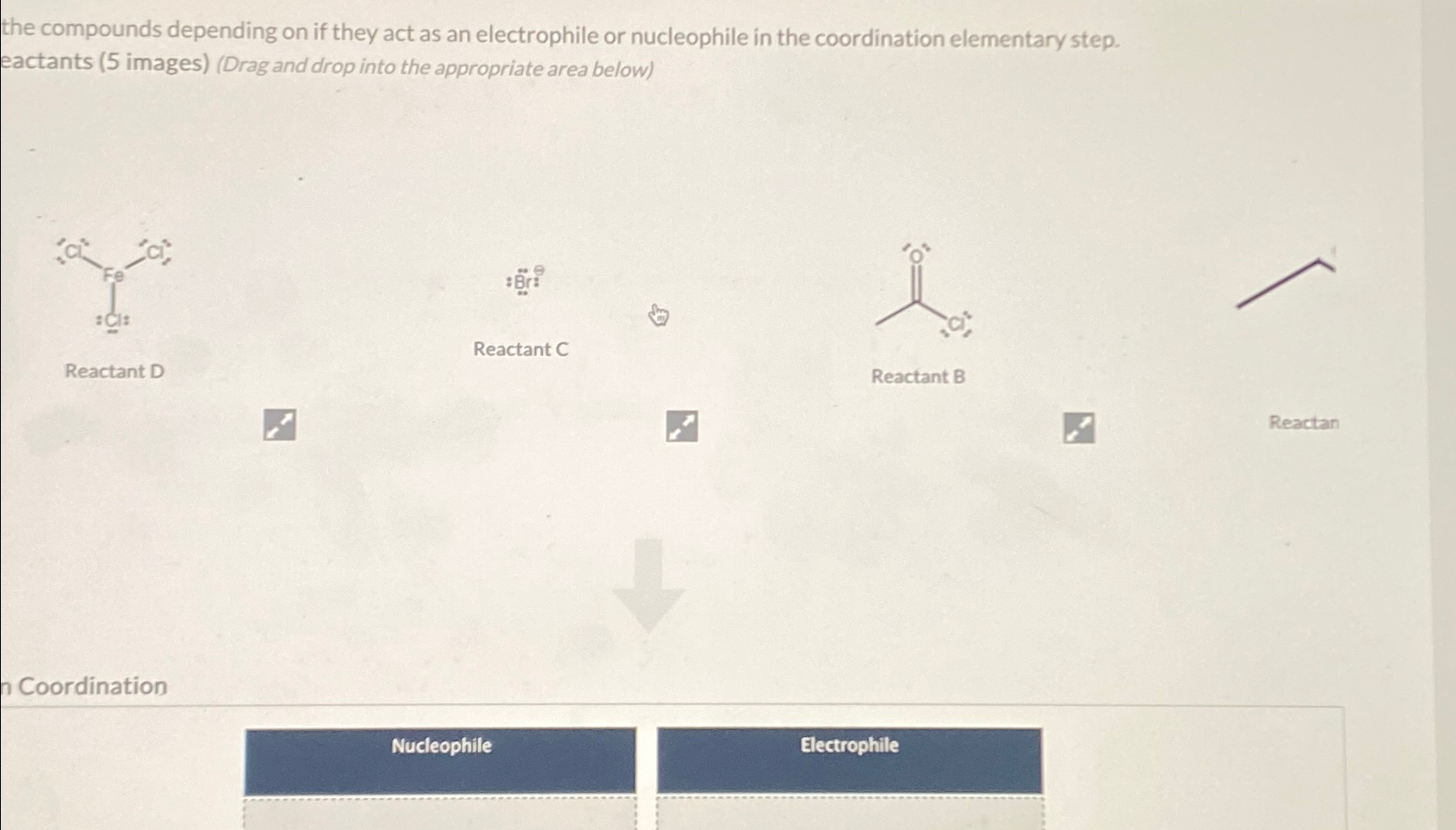 Solved the compounds depending on if they act as an | Chegg.com