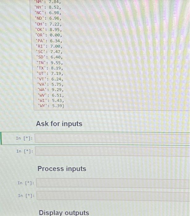 Solved hi, i need to develop a python code to answer this | Chegg.com