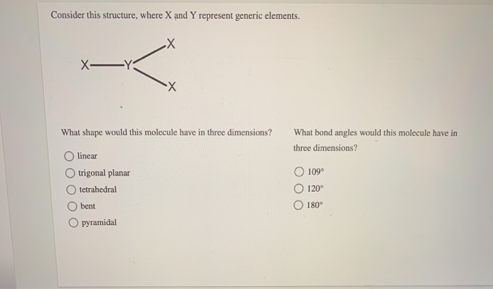 Solved Consider this structure, where X and Y represent | Chegg.com