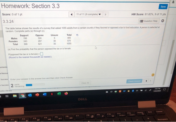 Solved Homework Section 3 3 Save Score 0 Of 1 Pt 11 Of 11