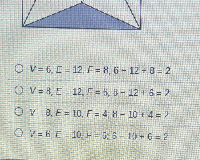 Solved Identify the number of vertices, edges, and faces of | Chegg.com