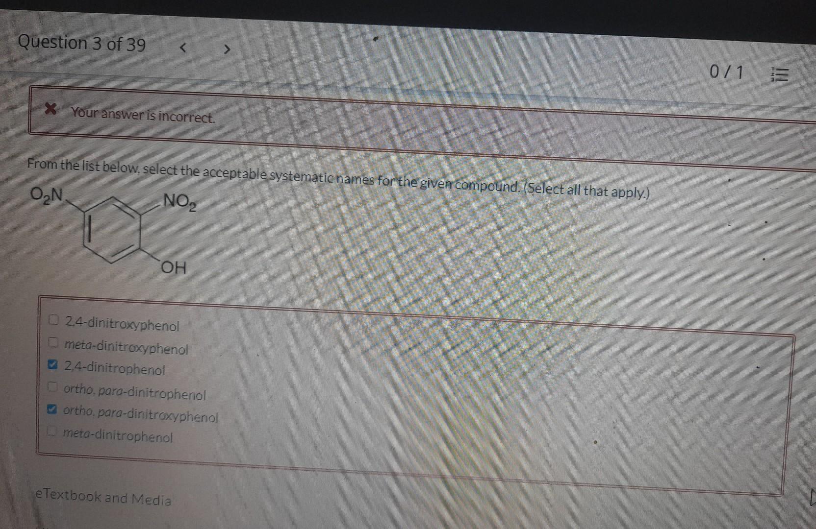 Solved From the list below, select the acceptable systematic | Chegg.com
