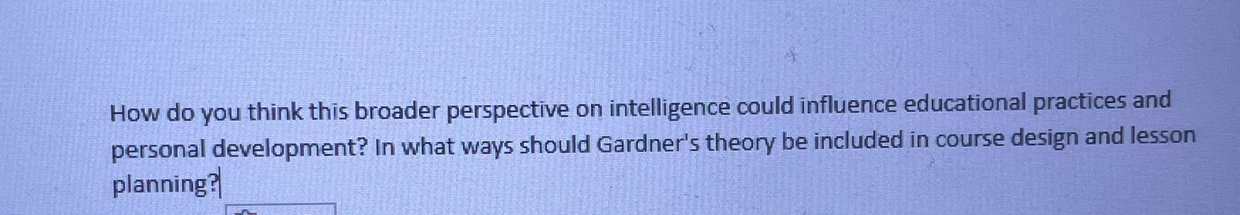 Solved How do you think this broader perspective on | Chegg.com