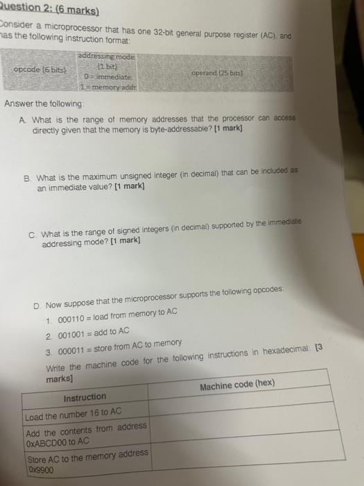 Solved Question 1 Assume that we need to use SRAM chips for | Chegg.com