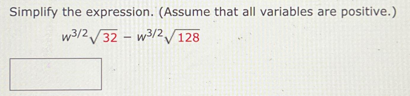 Solved Simplify the expression. (Assume that all variables | Chegg.com