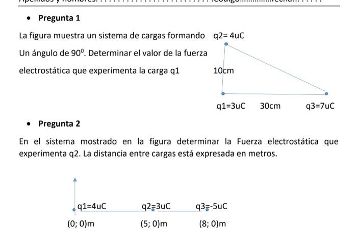 Solved La figura muestra un sistema de cargas formando Un | Chegg.com