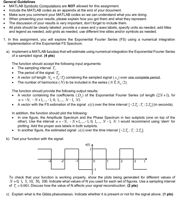 Solved General Guidelines Matlab Symbolic Computations Are
