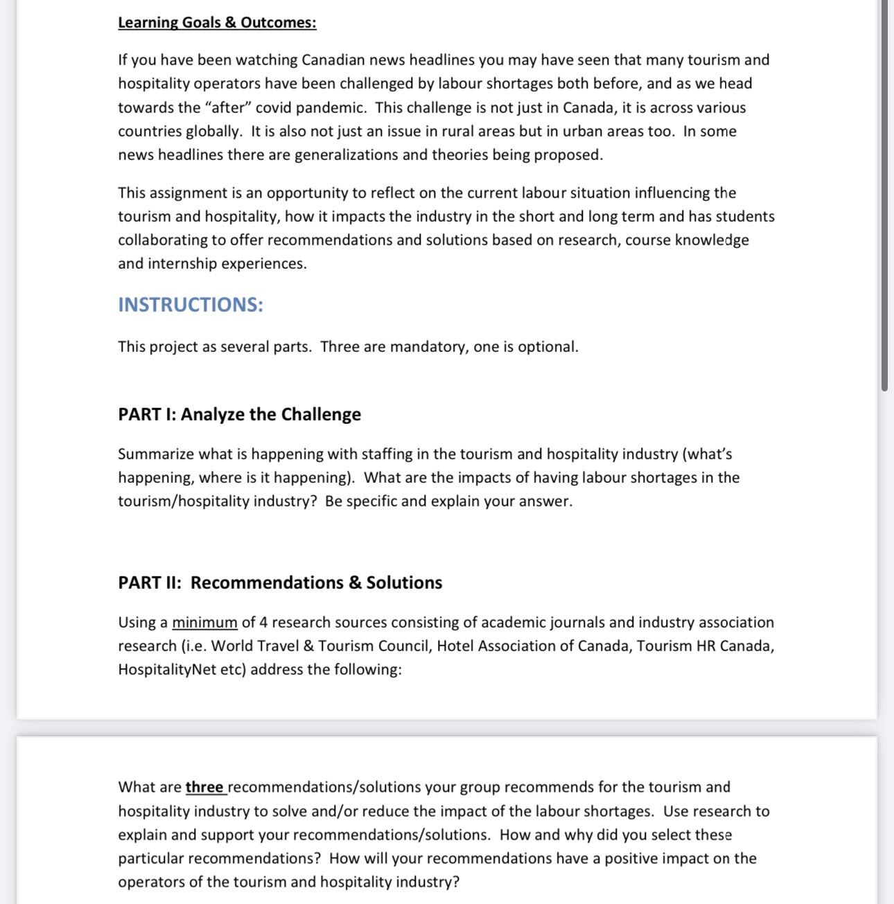 Solved Learning Goals & Outcomes:If you have been watching | Chegg.com
