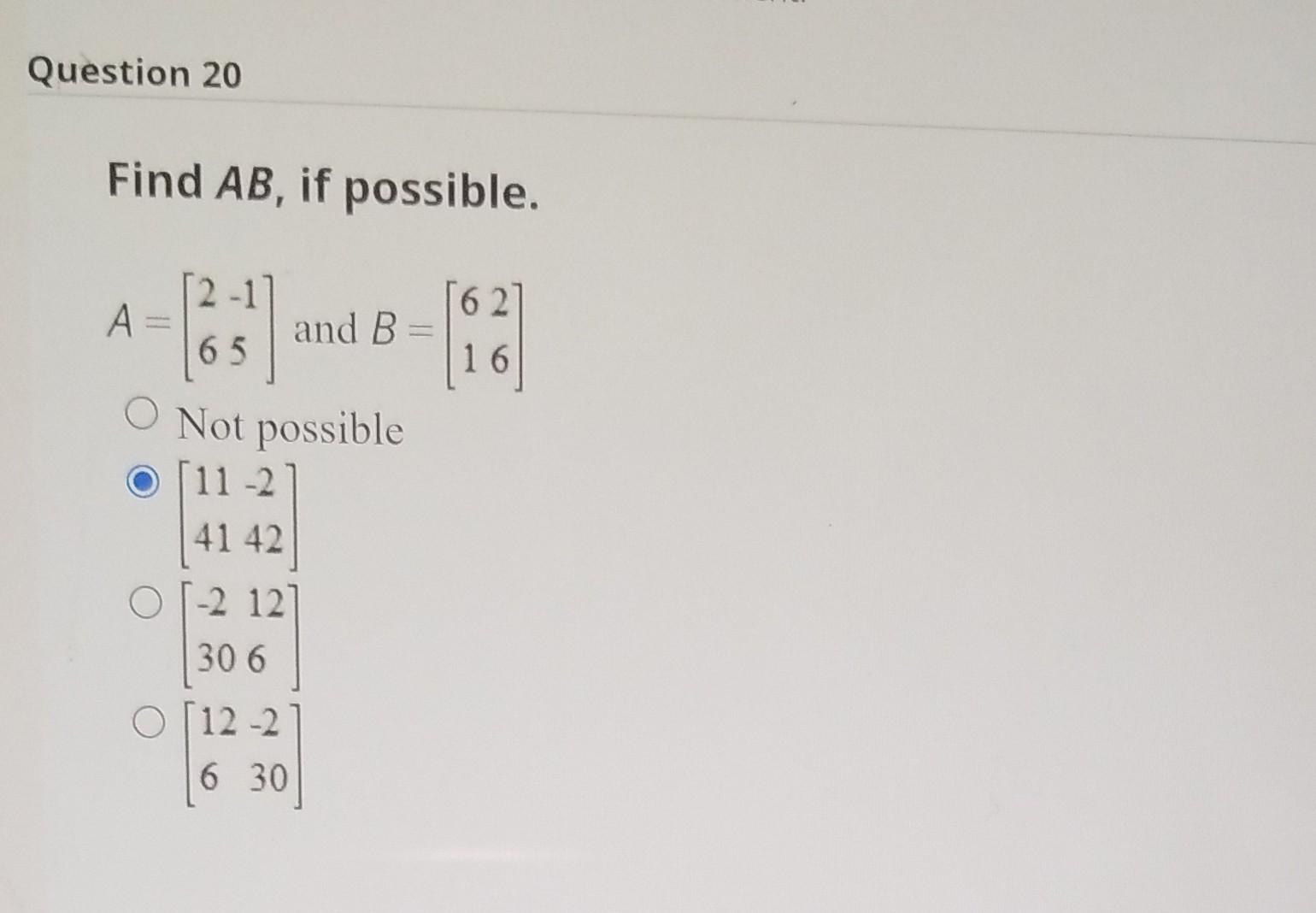 Solved Find A+B | Chegg.com