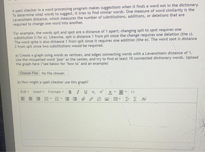 Solved create a graph using eotds as vertices, and edges | Chegg.com