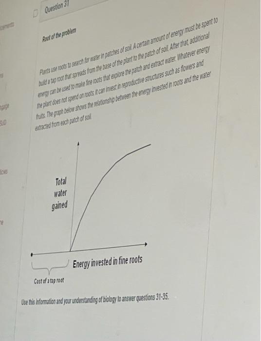 [0 Question 31 Rool of the probleris extroted tom | Chegg.com