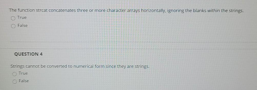 Solved The Function Strcat Concatenates Three Or More