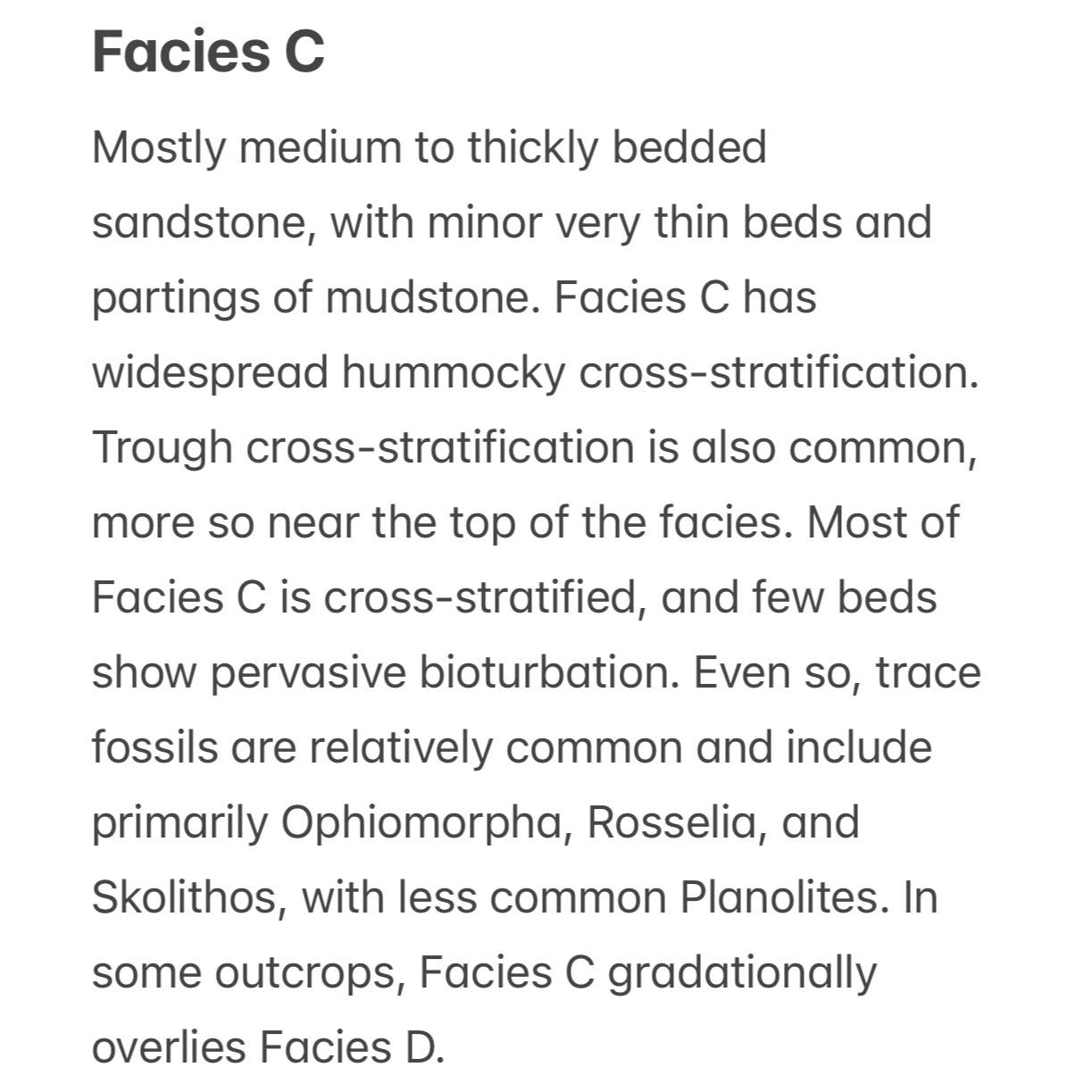 Solved What environments were the facies deposited in?Facies | Chegg.com